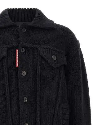 Dsquared2 Logo Patch Cardigan