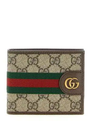 Gucci Ophidia' Bi-fold Wallet - Cream