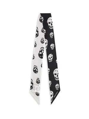 Alexander McQueen Skull Ribbon Scarf