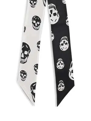 Alexander McQueen Skull Ribbon Scarf