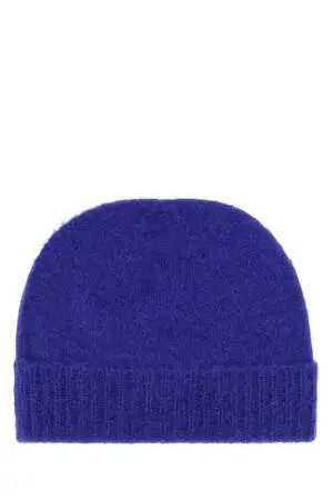 VIVIENNE WESTWOOD Alpaca Blend Fluffy Beanie Hat - Blue