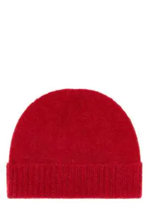 VIVIENNE WESTWOOD Alpaca Blend Fluffy Beanie Hat - Red