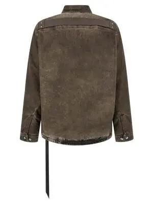 Rick Owens Brad Denim Jacket - Gray