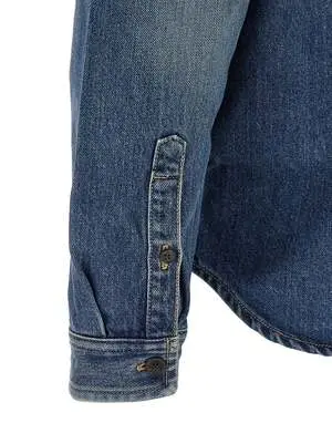 Saint Laurent Cassandre' Denim Shirt