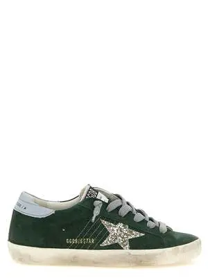 GOLDEN GOOSE Vintage 'super-star' Sneakers - Green