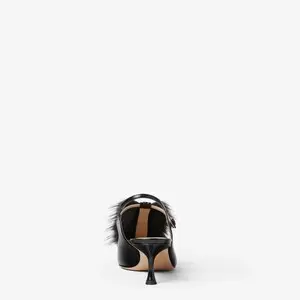 Fendi Noir Slingback Pumps