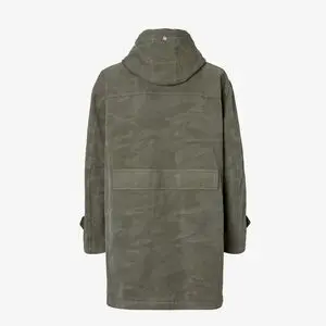 Fendi Patchwork Cotton Midi Parka
