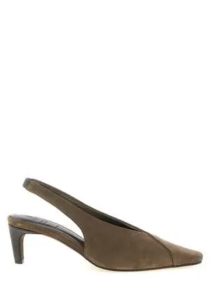 Brunello Cucinelli City' Slingback - Gray