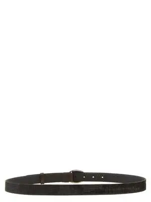 Brunello Cucinelli Textured Leather Belt