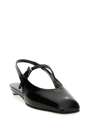 Prada Logo Slingback