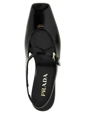 Prada Logo Slingback