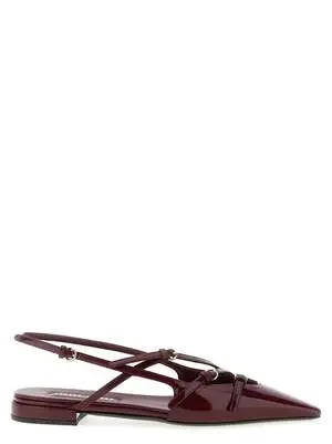 Miu Miu Patent Leather Slingback Shoes - Multicolor