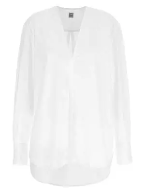 TOTEME Cotton Blouse - White