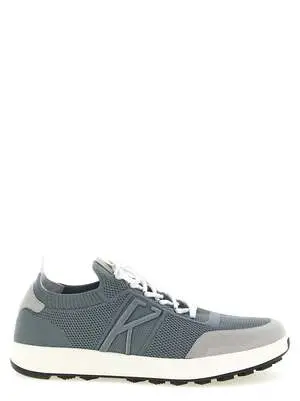Kiton Technical Cotton Sneakers - Gray