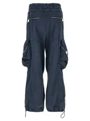 Attico Overdyed Cotton Gabardine Parachute Cargo Pants