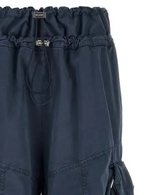 Attico Overdyed Cotton Gabardine Parachute Cargo Pants
