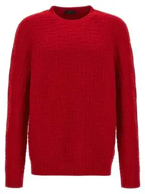 Prada Crew Neck Sweater - Red