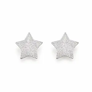 SILVER MOON Sterling Star Earrings Celeste - Silver