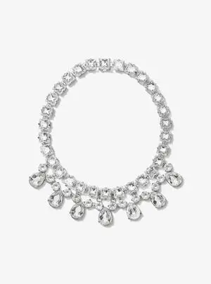 Michael Kors Swarovski Gala Necklace - White