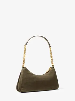 Michael Kors Nolita Hand-woven Leather Chain Pochette - Green