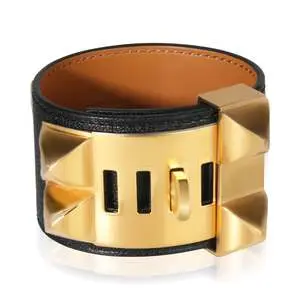 Hermès Gold-plated Collier De Chien Bracelet - Gold_plated