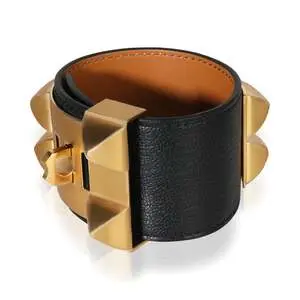 Hermès Gold-plated Collier De Chien Bracelet