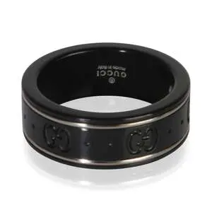 Gucci White Gold Icon Ring - White_gold/ceramic