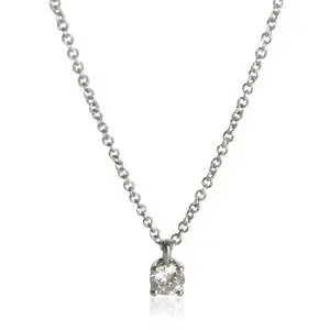 Tiffany & Co. Diamond Solitaire Pendant - Platinum