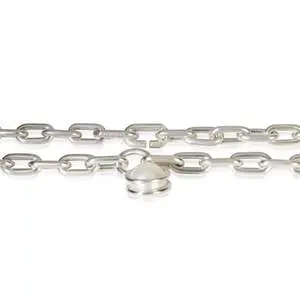 Tiffany & Co. Sterling Silver Hardwear Pearl Wrap Necklace