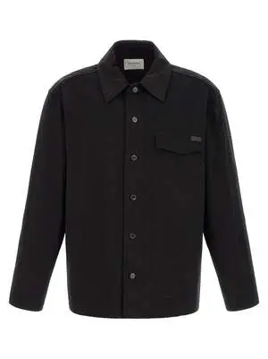 Saint Laurent Cotton Overshirt - Black