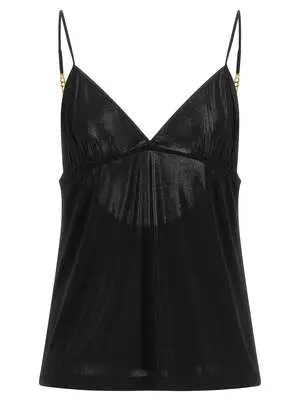 Saint Laurent Cassandre' Chain Top - Black