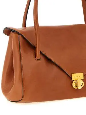 Marni Leather E/w Shoulder Bag