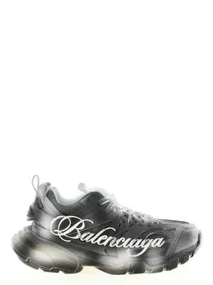 Balenciaga Track Stencil Logo' Sneakers - Silver