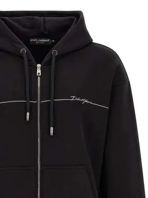 Dolce & Gabbana Logo Embroidery Hoodie
