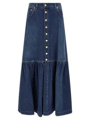 Dolce & Gabbana Denim Skirt - Blue