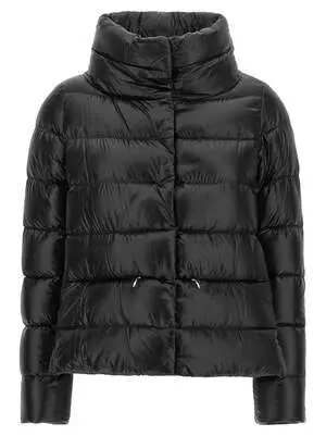 Herno Wide Neck Down Jacket - Black