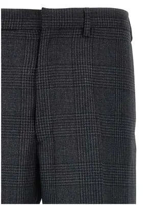 Prada Check Trousers