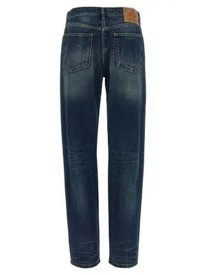 Prada Trompe L'oeil Heart Jeans