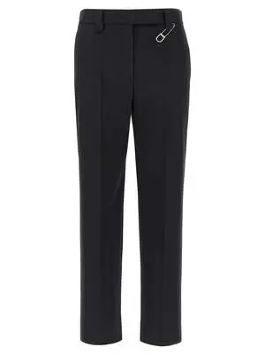 Prada Brooch Pants - Gray