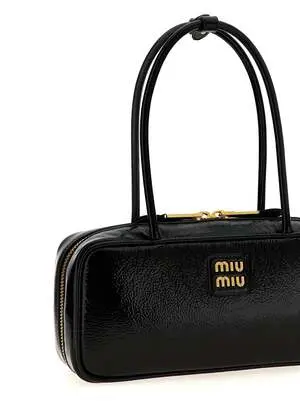 Miu Miu Trunk Hand Bag - Black