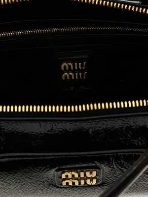 Miu Miu Trunk Hand Bag - Black