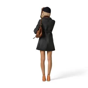 Miu Miu Single-breasted Double Wool Coat