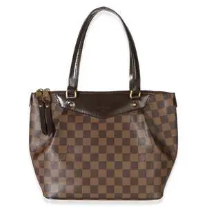 LOUIS VUITTON Louis Vuitton Damier Ebene Canvas Westminster PM Shoulder Bag Brown