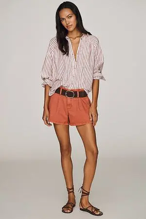 PILCRO Pilcro Heritage Chino Shorts Terracotta