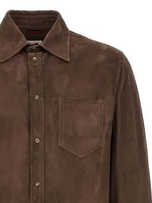 Brunello Cucinelli Suede Overshirt