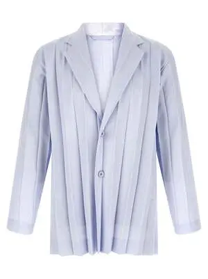 Issey Miyake Homme Plisse' Issey Miyake Men 'Edge Ensemble' Blazer Blue