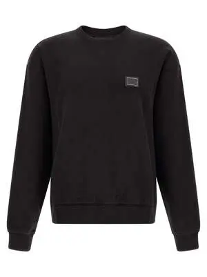 Dolce & Gabbana Logo Plaque Sweatshirt - Black