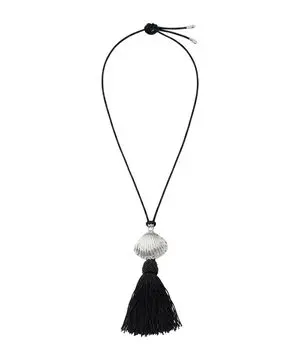 Rixo Liana Plated Tassel Necklace