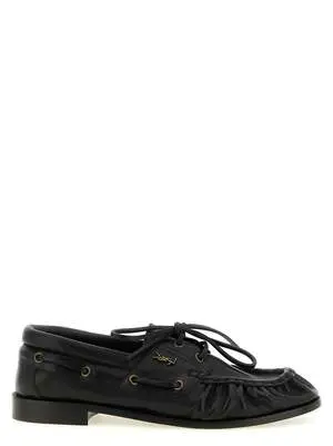 Saint Laurent Le Loafer Bateau' Loafers - Black