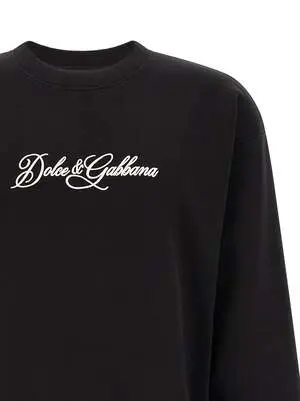 Dolce & Gabbana Logo Embroidery Sweatshirt